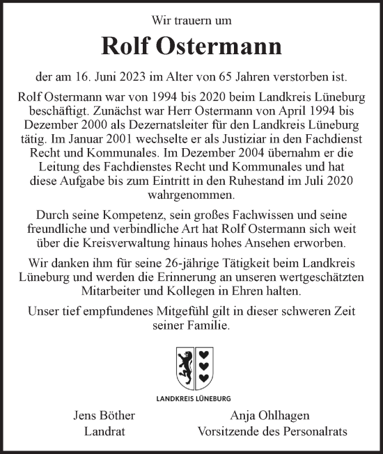 Traueranzeigen | Trauer-Lüneburg.de